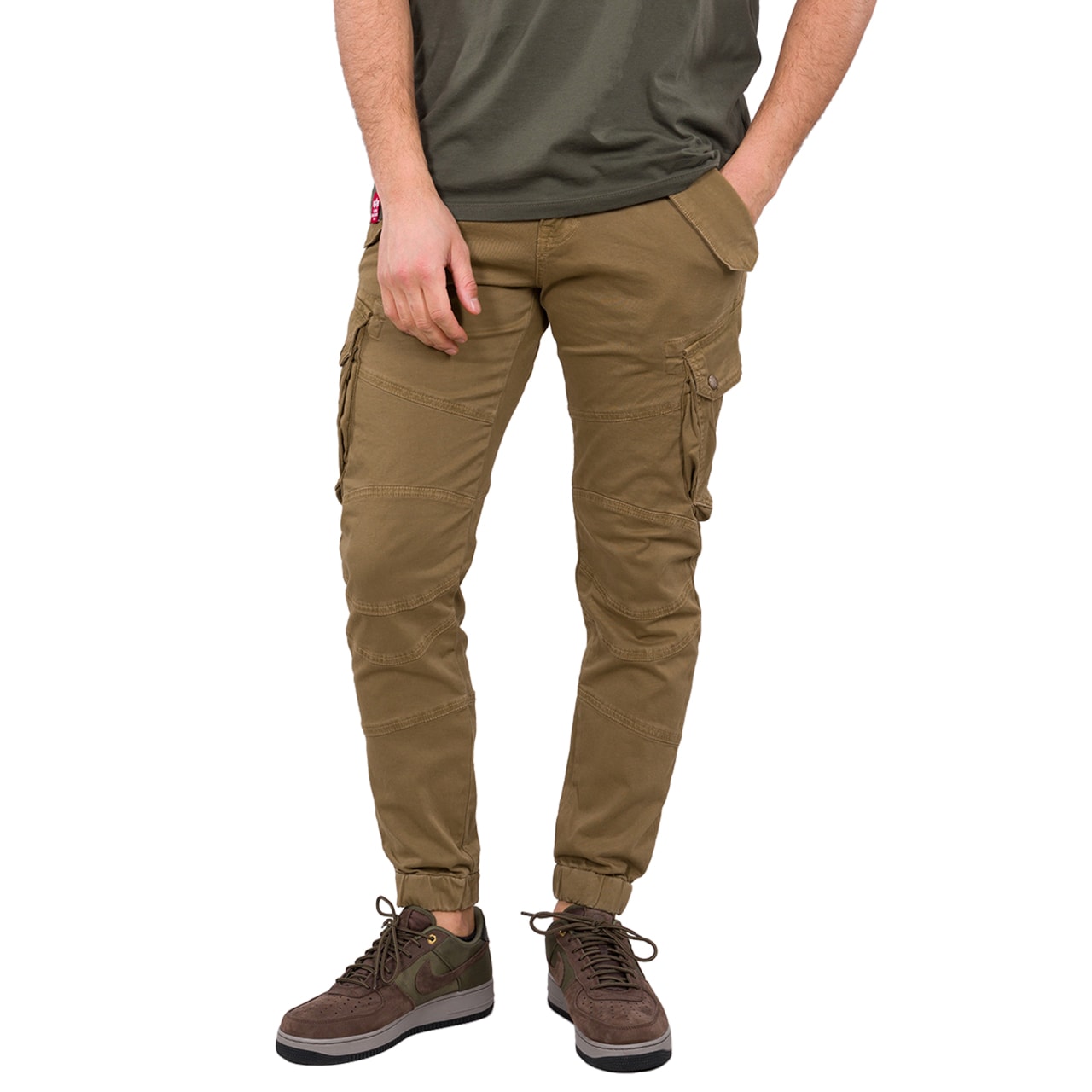 Spodnie Alpha Industries Combat Pant LW - Khaki - sklep Militaria.pl
