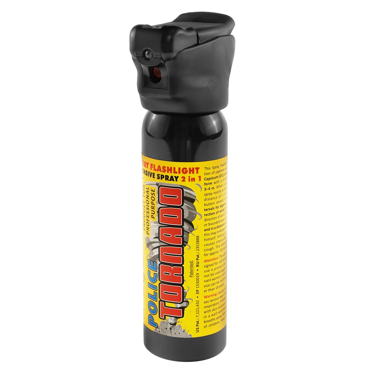Gaz pieprzowy ESP Spray Flashlight Police Tornado 100 ml - strumień ...