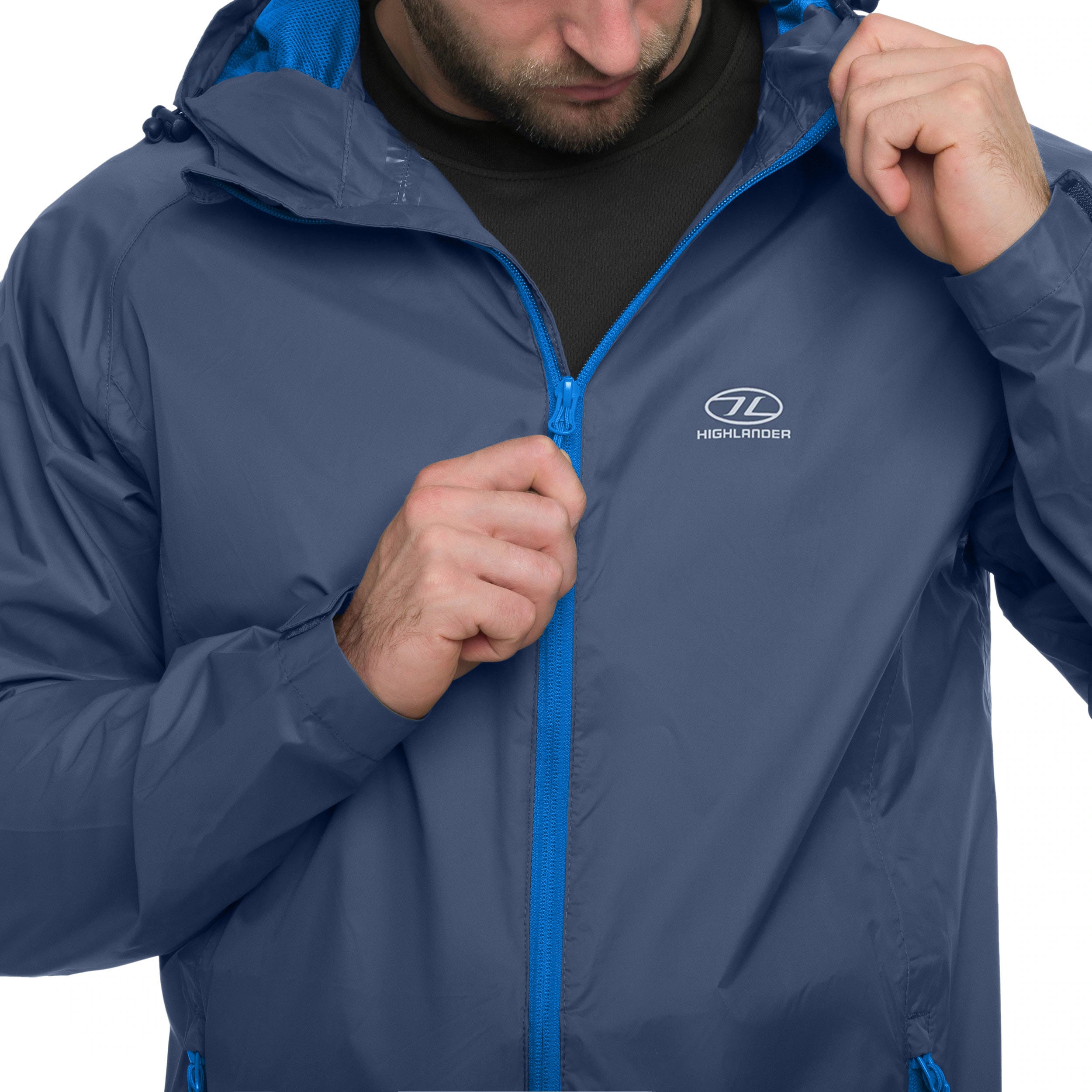 Kurtka Highlander Outdoor Stow & Go Pack Away - Navy Blue - sklep ...