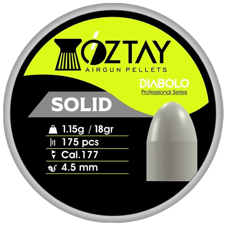 Śrut Oztay Diabolo Devils Pro Solid 4,5 mm 175 szt. - sklep Militaria.pl