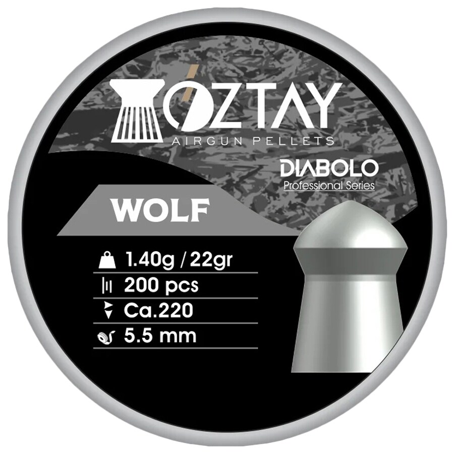 Śrut Oztay Diabolo Devils Pro Wolf 5,5 mm 200 szt. - sklep Militaria.pl