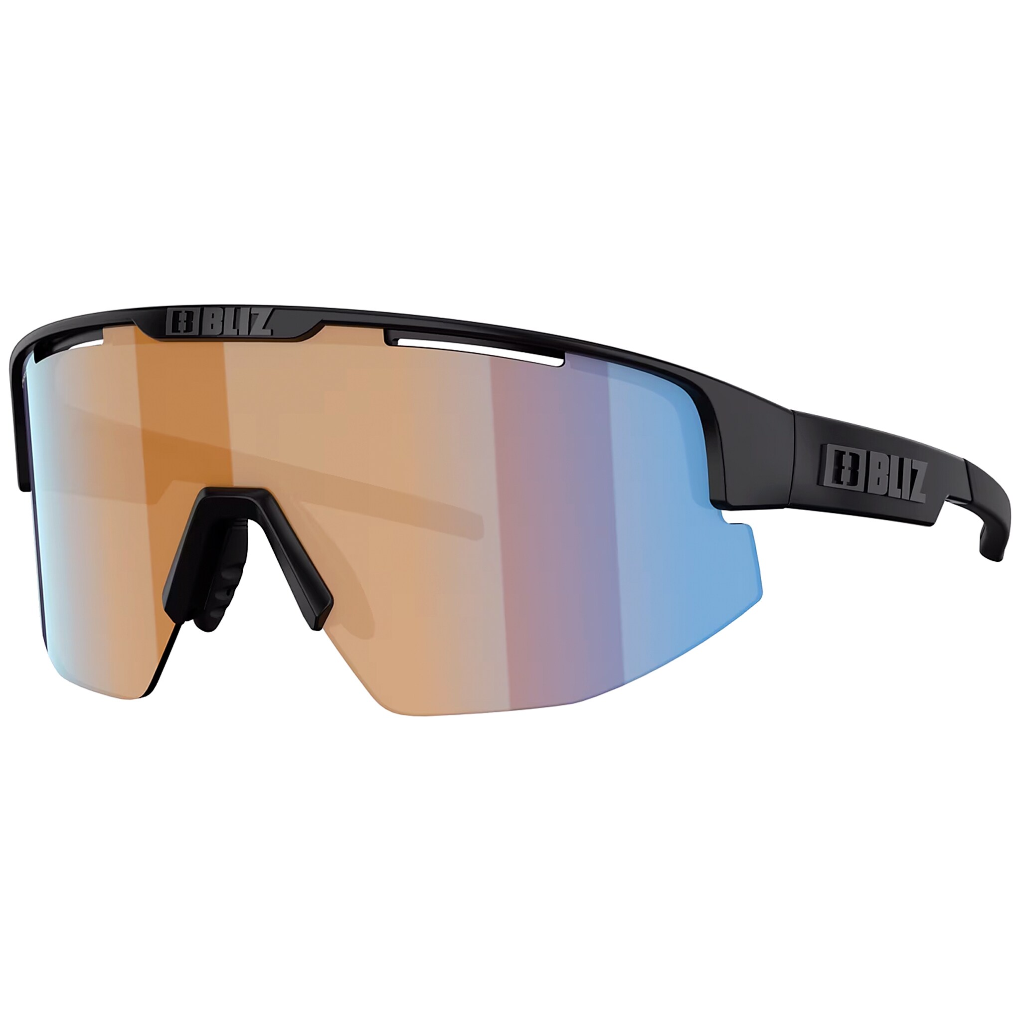 Okulary przeciwsłoneczne Bliz Matrix Nano Optics - Black/Coral Orange ...