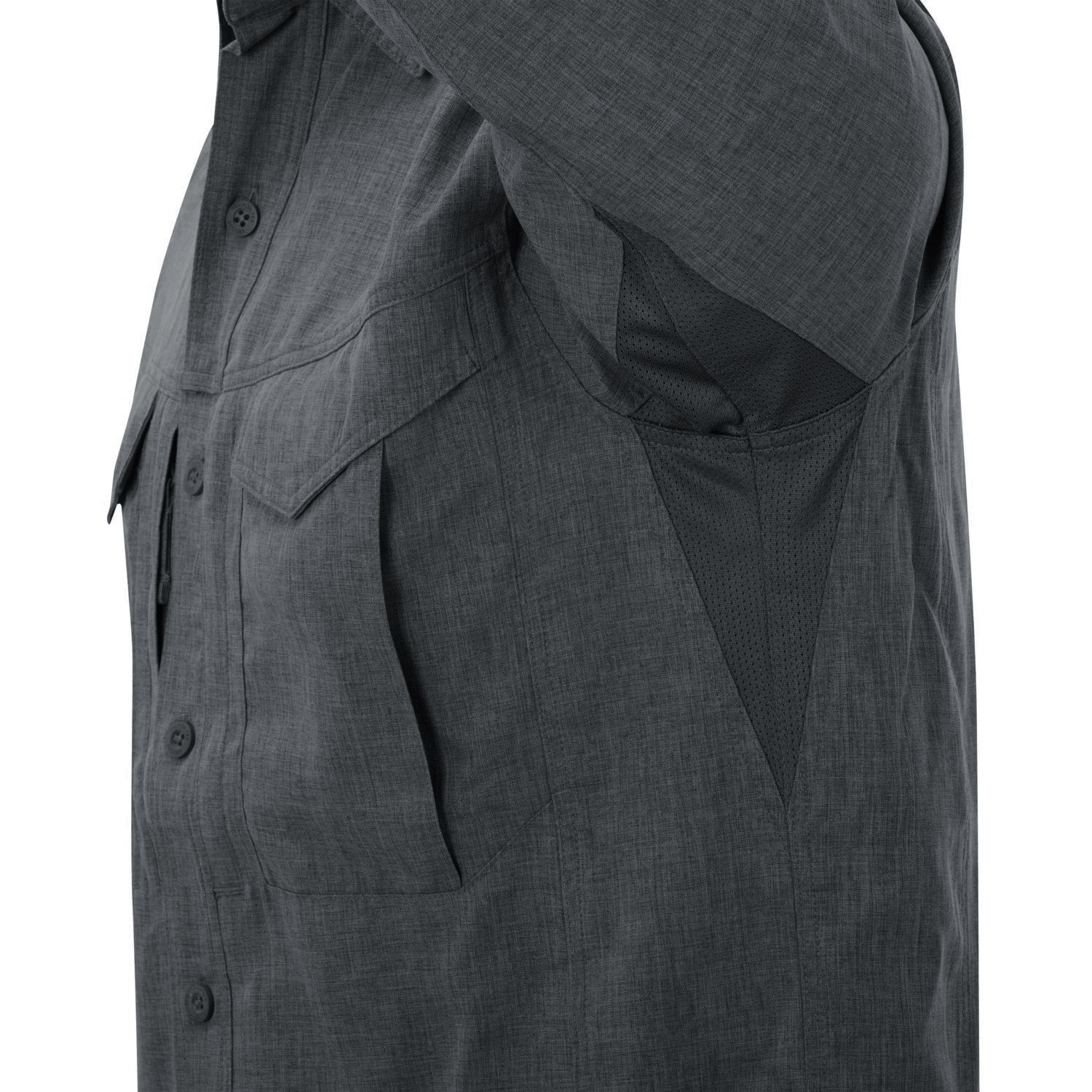 Сорочка тактична Helikon-Tex Defender Mk2 Gentleman Black/Grey Melange ...