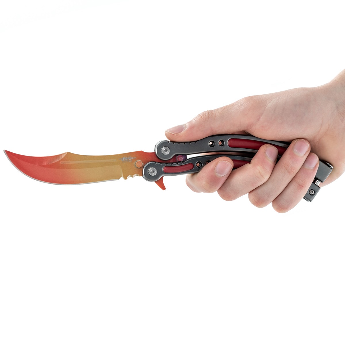 Nóż składany motylek Joker CS:GO - Blue Upgraded - sklep Militaria.pl