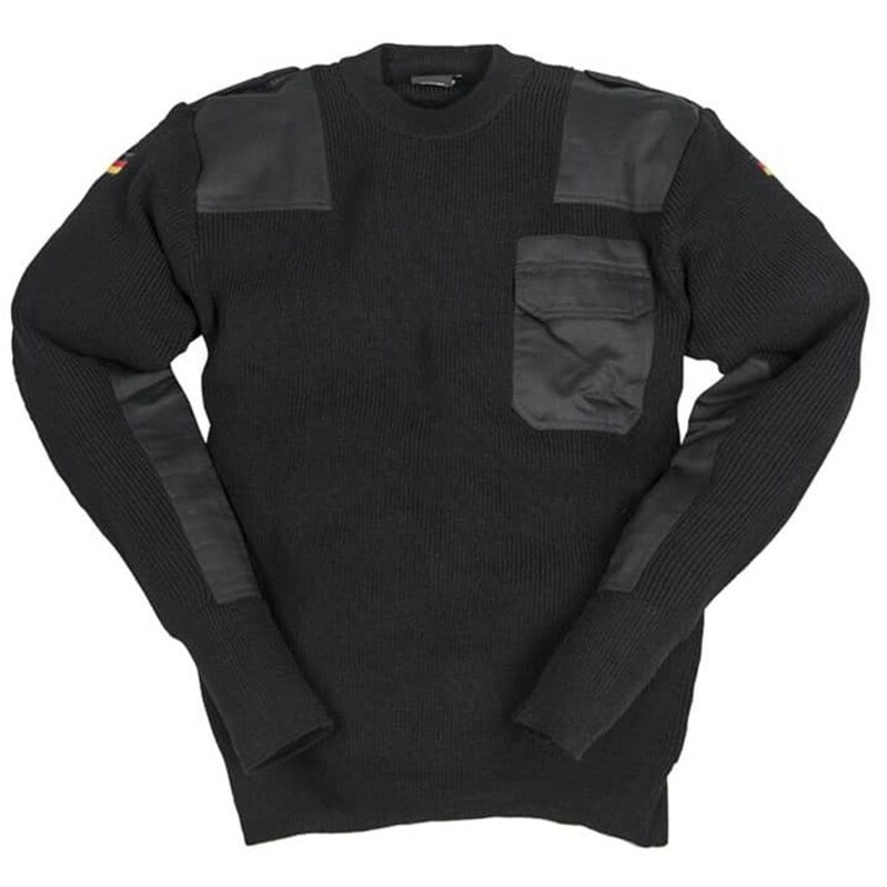Sweter Mil-Tec BW Pullover - Black - sklep Militaria.pl