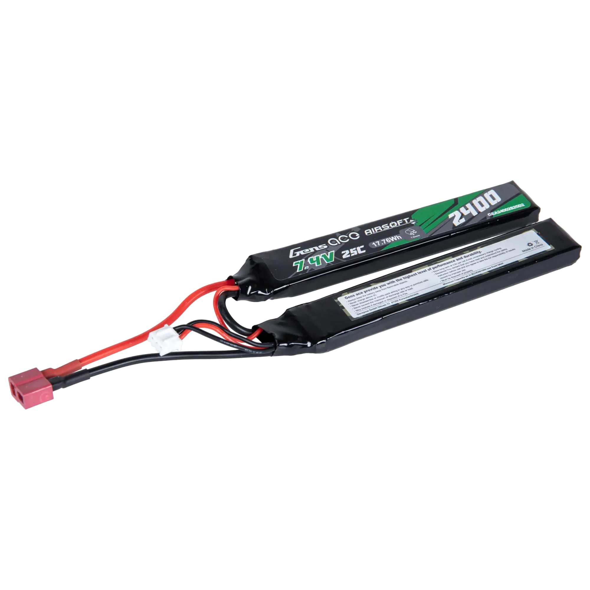 Akumulator ASG Gens Ace Li-Po 7,4 V 2400 mAh 25C 2S2P 2 modułowy ...