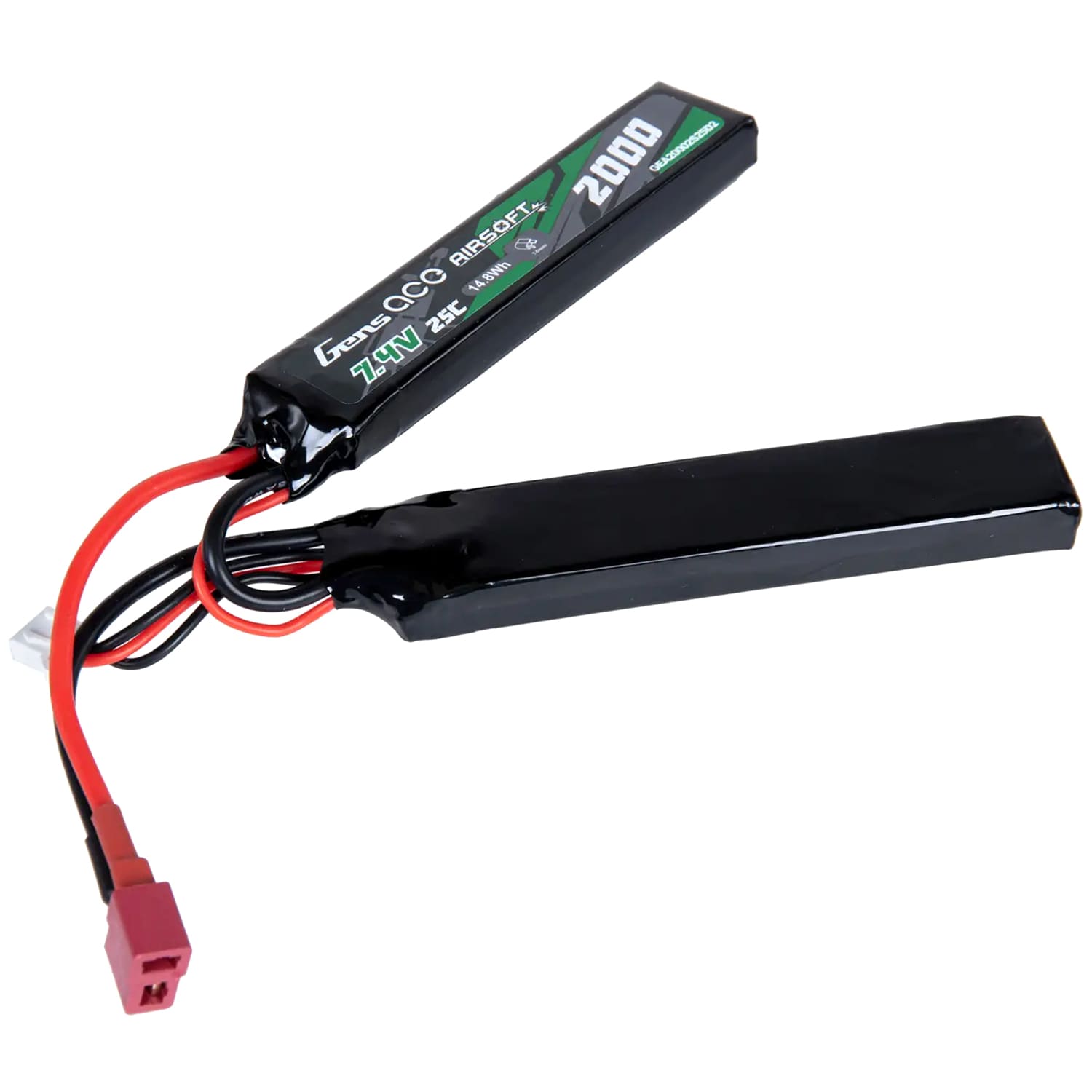 Akumulator ASG Gens Ace Li-Po 7,4 V 2000 mAh 25C 2S2P 2 modułowy ...