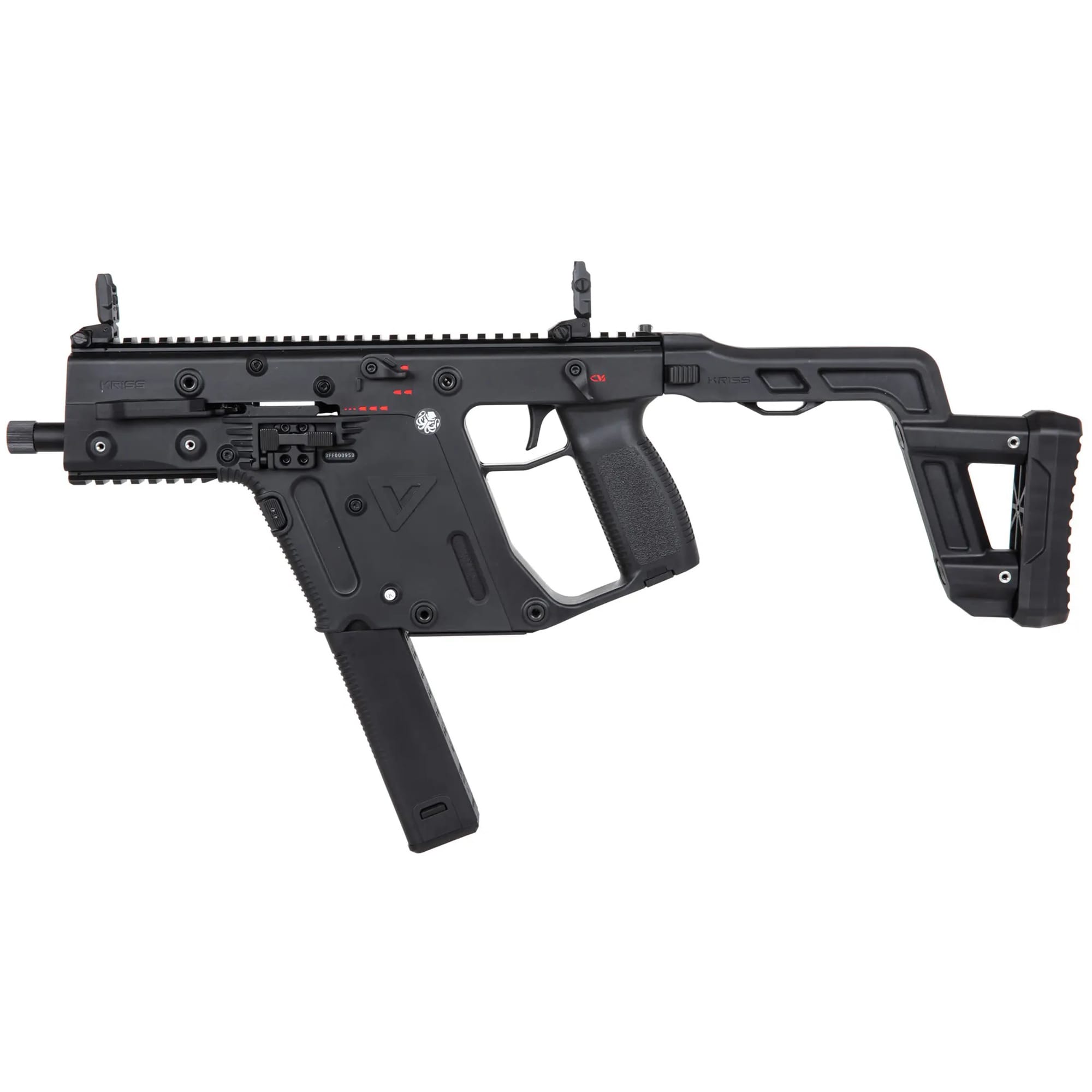 Pistolet maszynowy GBB Krytac Kriss Vector - Black - sklep Militaria.pl
